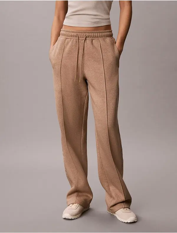 Calvin Klein Logo Tape Fleece Sweatpants - Amphora