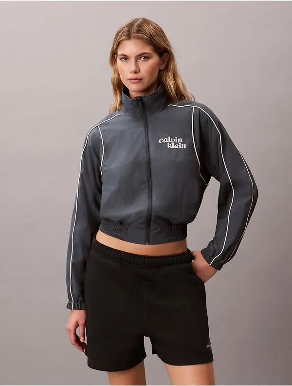 Calvin Klein Monogram Fleece Shorts - Black