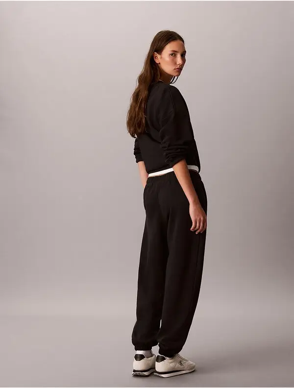 Calvin Klein Monogram Logo Joggers - Black
