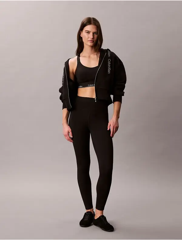 Calvin Klein Tape Fleece Hoodie - Black