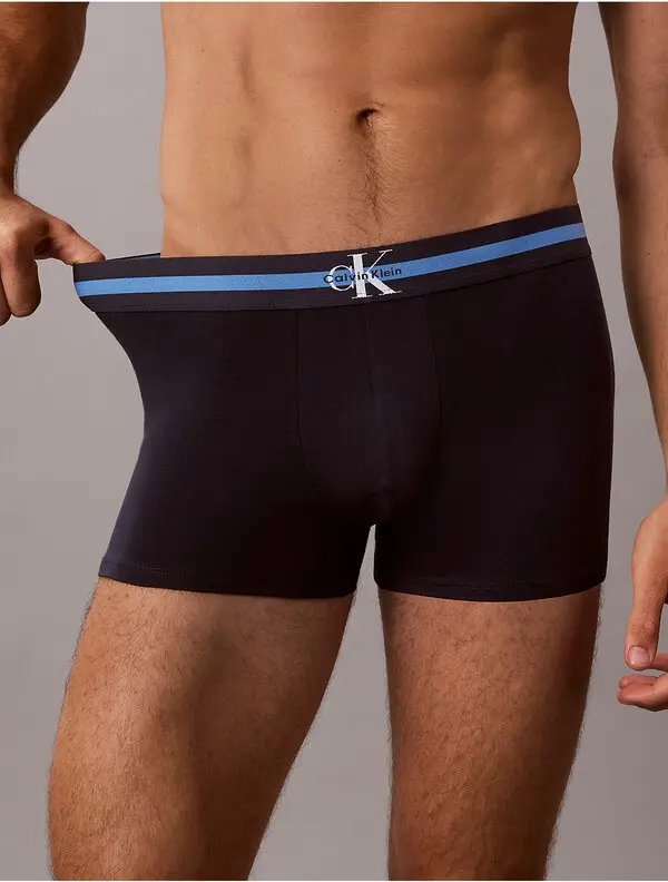 Calvin Klein Graphic Monogram Cotton Stretch 3-pack Trunk