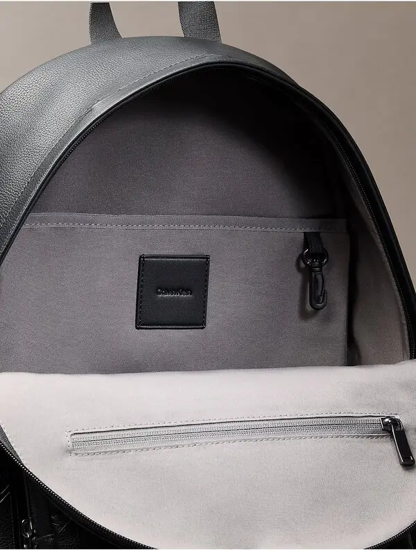 Calvin Klein Debossed Emblem Logo Round Backpack