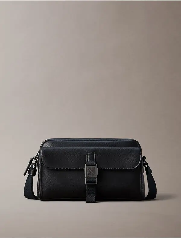 Calvin Klein Emblem Logo Hardware Camera Bag