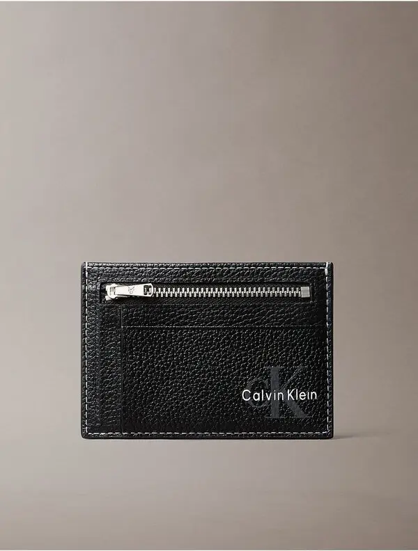 Calvin Klein Bold Pebble Id Card Case