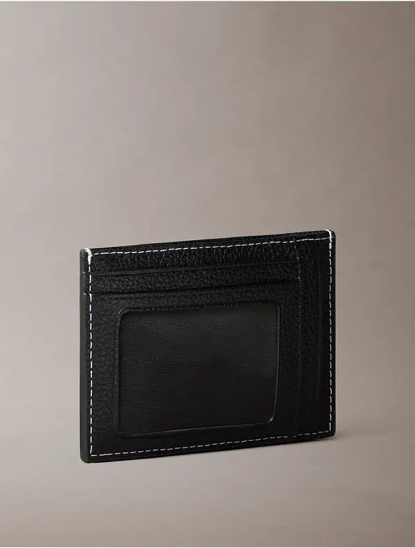 Calvin Klein Bold Pebble Id Card Case