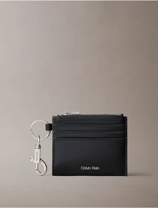 Calvin Klein Hardware Logo Clip Card Case