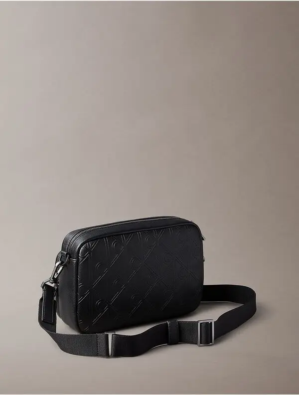 Calvin Klein Debossed Emblem Logo Camera Bag