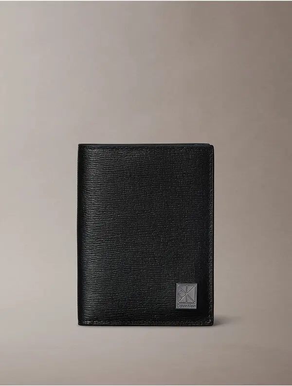 Calvin Klein Emblem Logo Hardware Coin Wallet