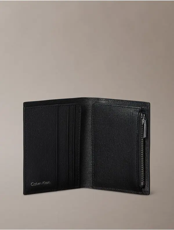 Calvin Klein Emblem Logo Hardware Coin Wallet