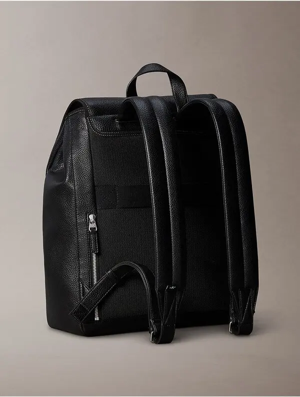 Calvin Klein Bold Pebble Flap Backpack