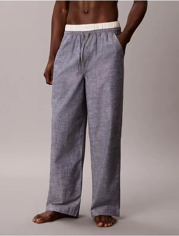 Calvin Klein Cotton Chambray Sleep Pants