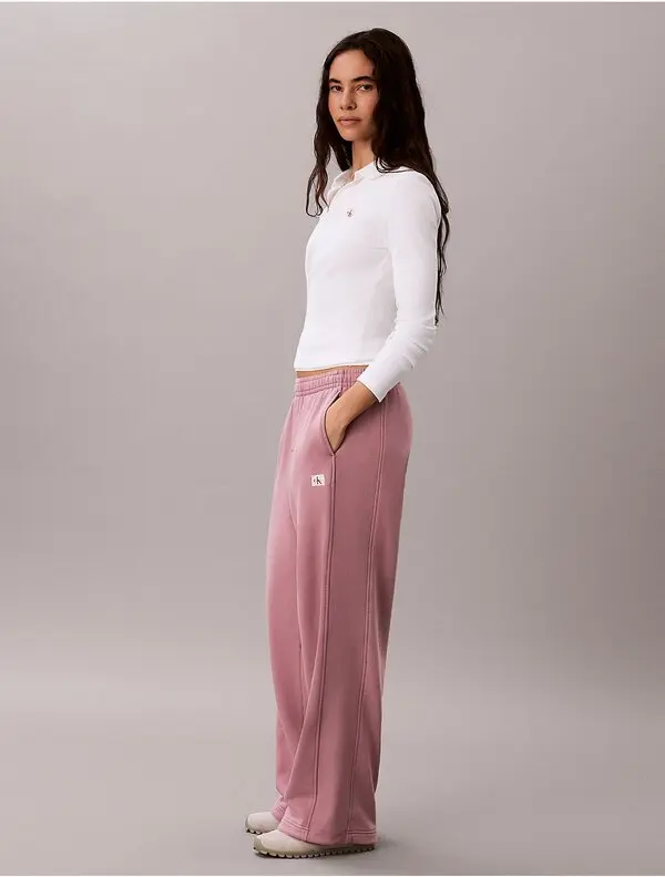 Calvin Klein Monologo Terry Sweatpants - Dusky Orchid