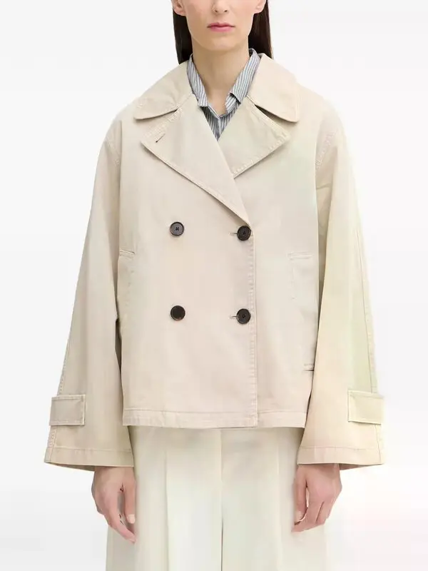 Marc O'polo Double-breasted Cropped Coat