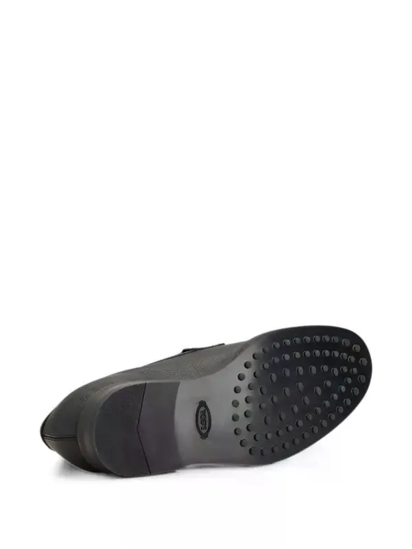 TOD'S Leather Loafers With Embossed Logo