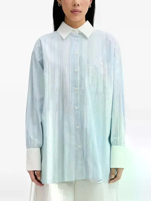 Marc O'polo Vertical-stripe Long-sleeve Shirt