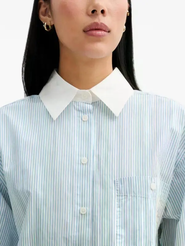Marc O'polo Vertical-stripe Long-sleeve Shirt