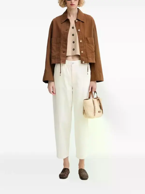 Marc O'polo Button-up Cropped Top