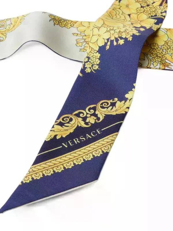 Versace Printed Silk Twill Ribbon