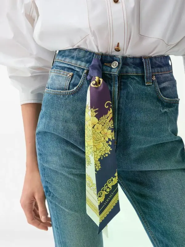 Versace Printed Silk Twill Ribbon