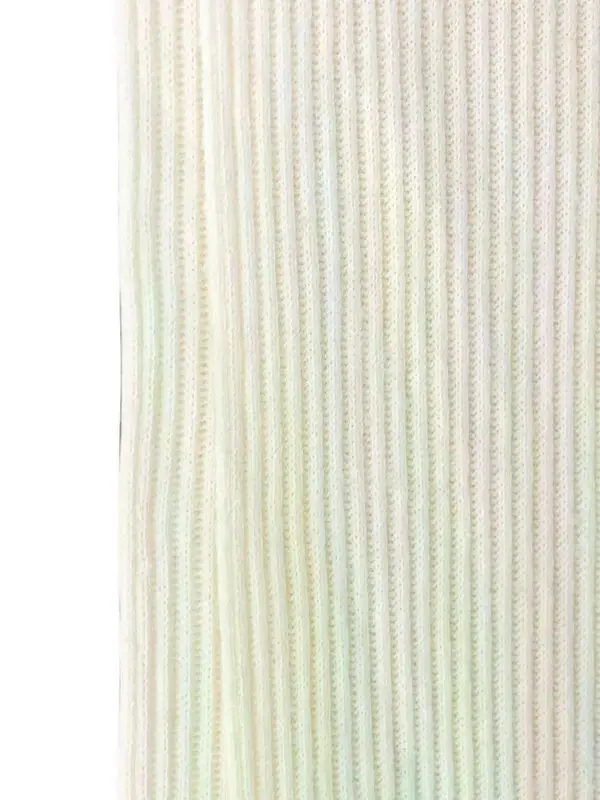 Moschino Logo-intarsia Ribbed Scarf