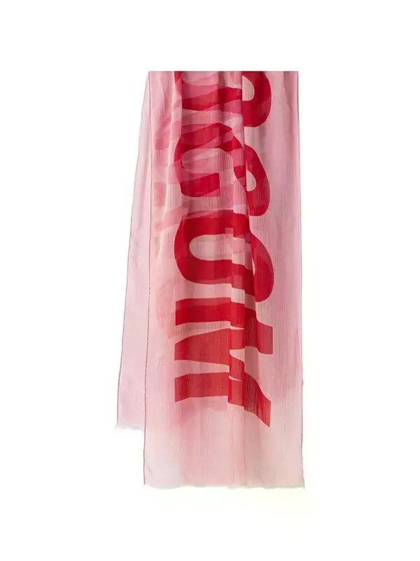 Moschino Logo-print Wool Scarf