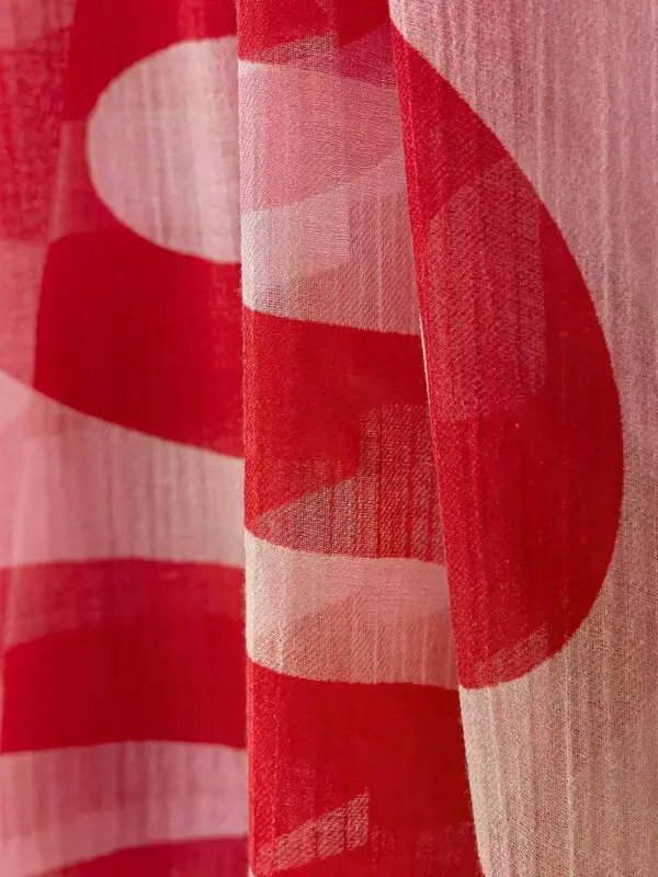 Moschino Logo-print Wool Scarf