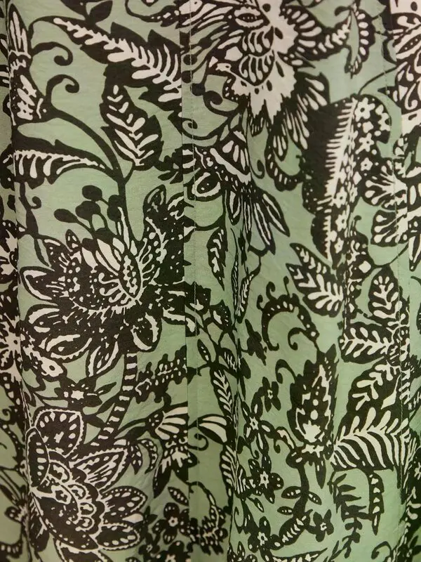 Marc O'polo Floral-print-flared Midi Skirt