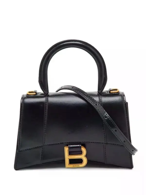 Balenciaga Hourglass Xs Tote Bag - Black