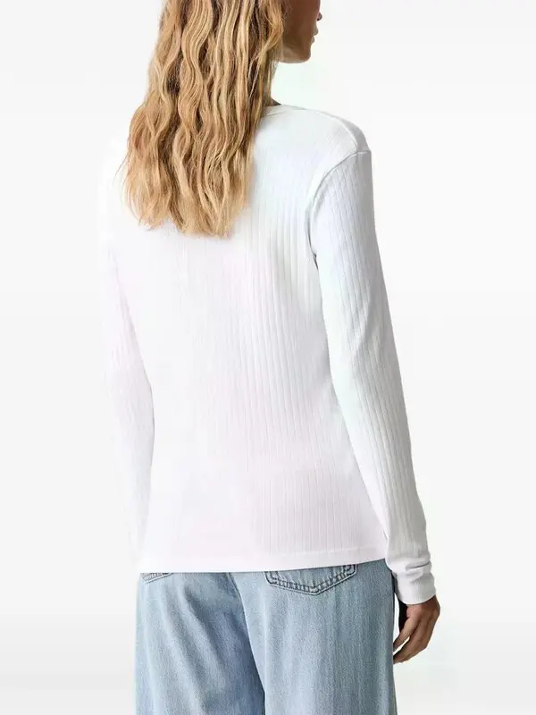 Munthe Ribbed Logo T-shirt