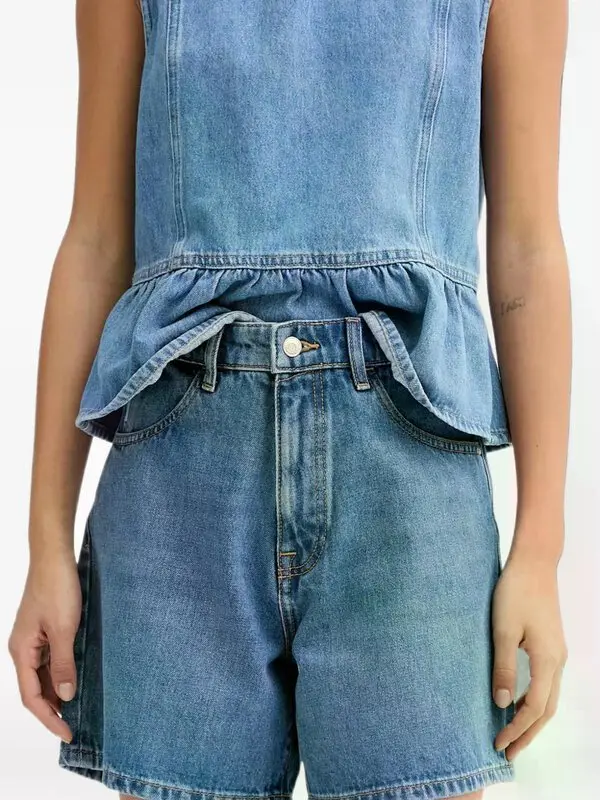 Marc O'polo Logo-patch Denim Shorts