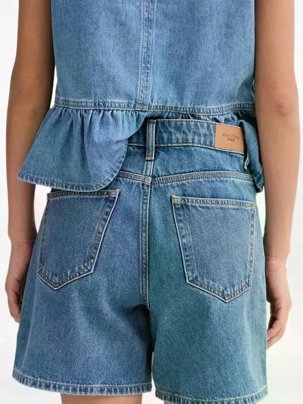 Marc O'polo Logo-patch Denim Shorts