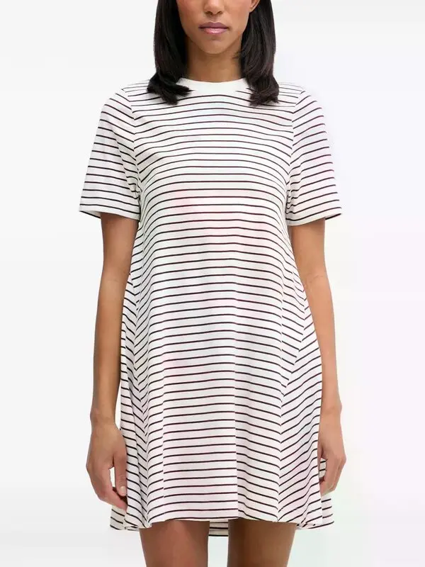 Marc O'polo Horizontal Stripe Short Sleeve Mini Dress
