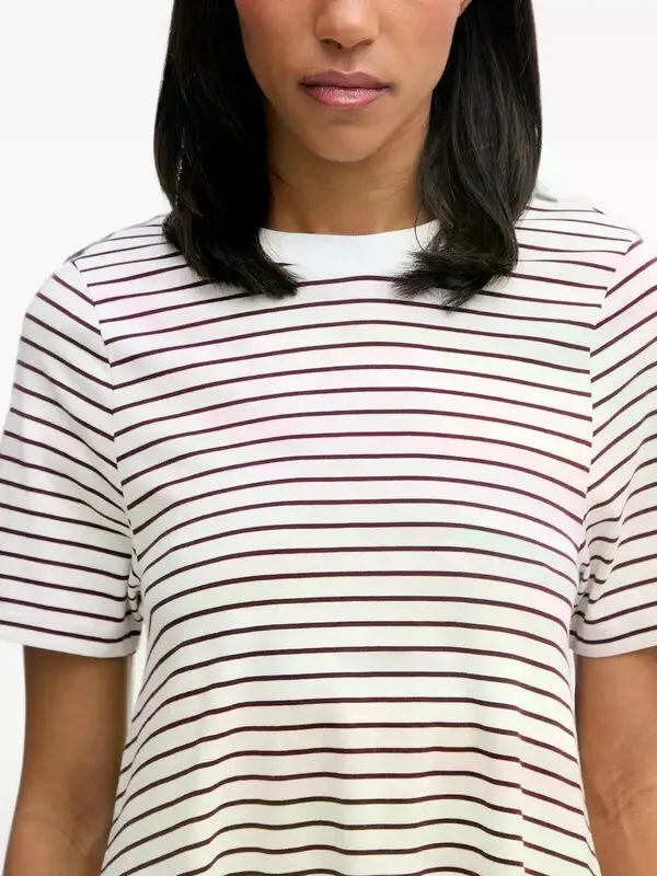 Marc O'polo Horizontal Stripe Short Sleeve Mini Dress