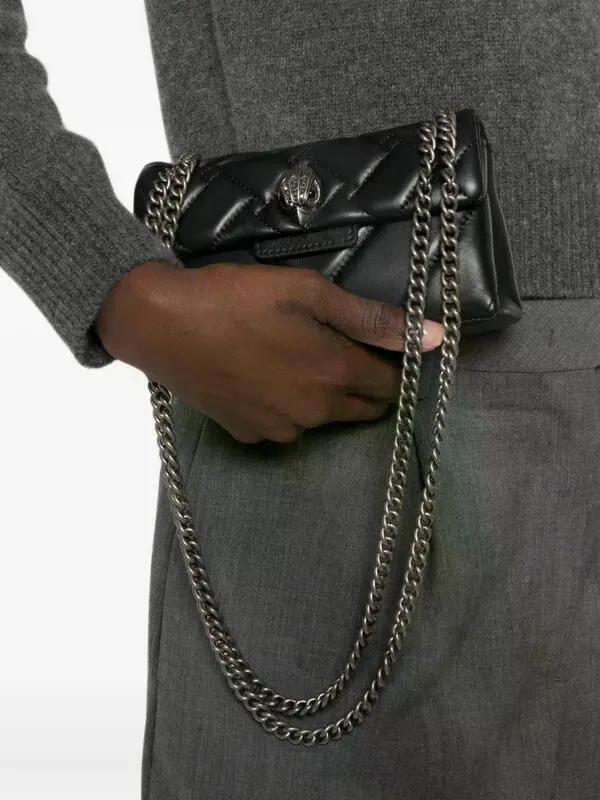 Kurt Geiger Mini Kensington Quilted Leather Shoulder Bag