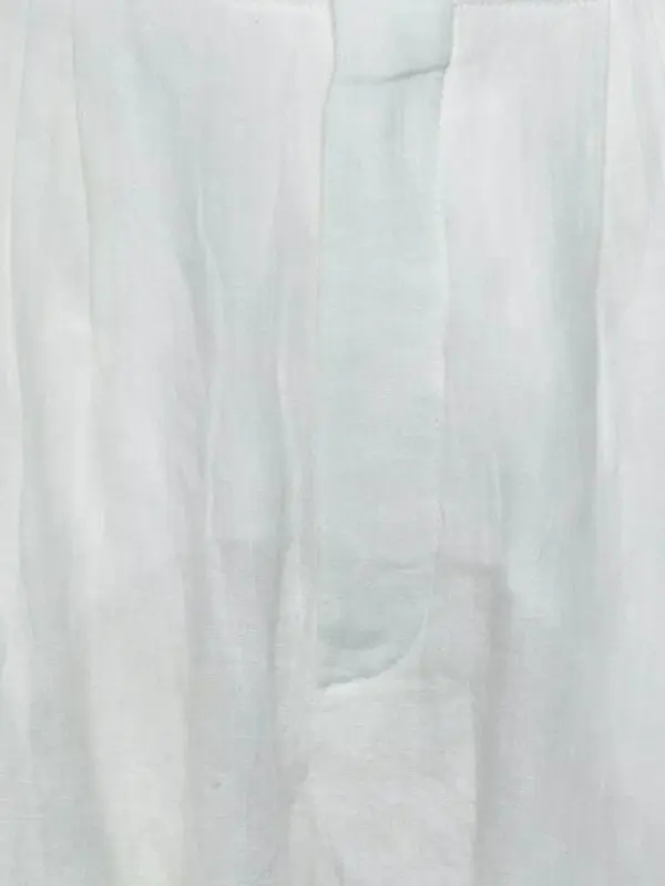 Chloé Pleated Wide-leg Linen Trousers