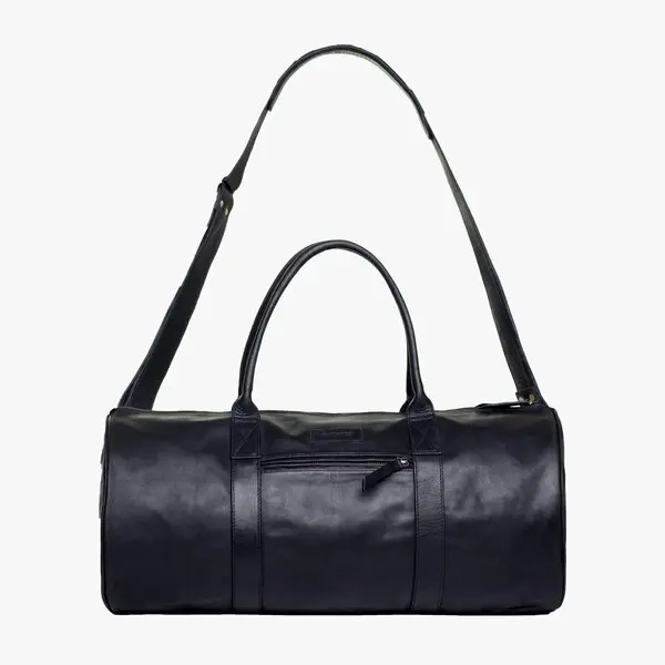 DUFFLE&CO Crosson Leather Overnight Duffle Bag
