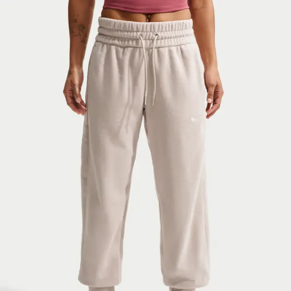 Nike Therma-fit Mid-rise Fleece Jogger Pants - Brown