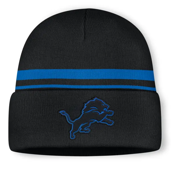 Nike Detroit Lions Primetime Utility Nfl Cuffed Beanie - Black