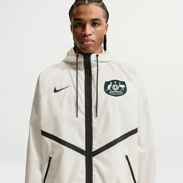 Nike Australia Dri-fit Soccer Anthem Jacket - White