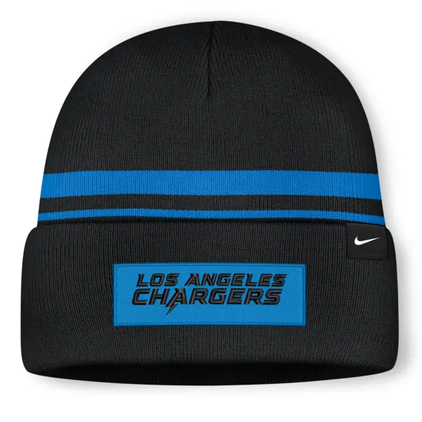 Nike Los Angeles Chargers Primetime Utility Beanie - Black