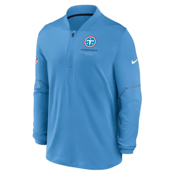 Nike Tennessee Titans Dri-fit Nfl 1/2-zip Top - Blue