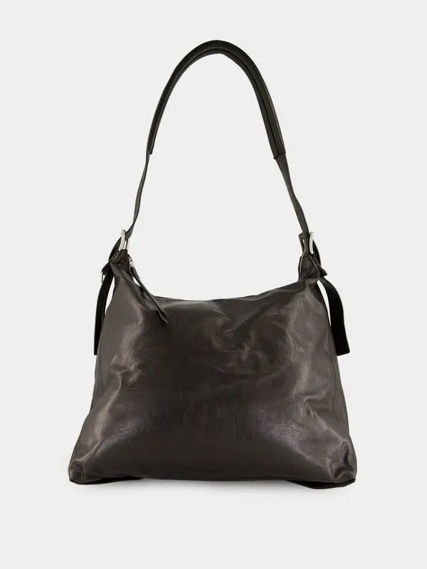 LEMAIRE Belted Hobo Bag - Brown