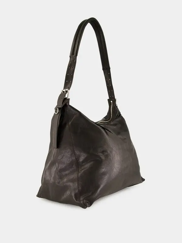 LEMAIRE Belted Hobo Bag - Brown
