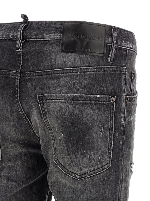 Dsquared2 Skater Jeans Dark Grey Wash