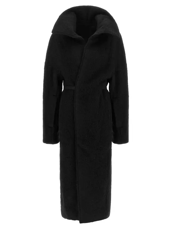 Rick Owens Dracucollar Belted' Coat