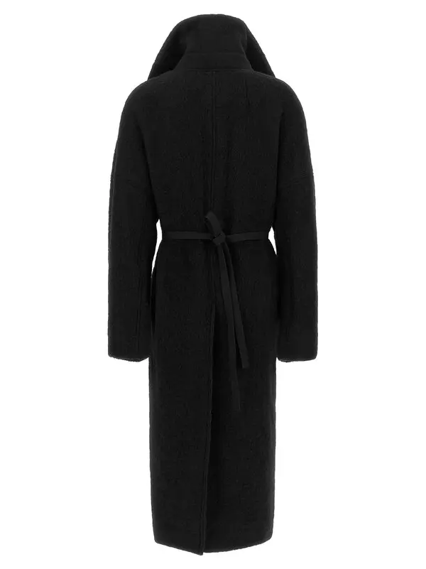 Rick Owens Dracucollar Belted' Coat