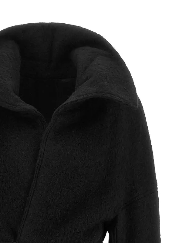 Rick Owens Dracucollar Belted' Coat