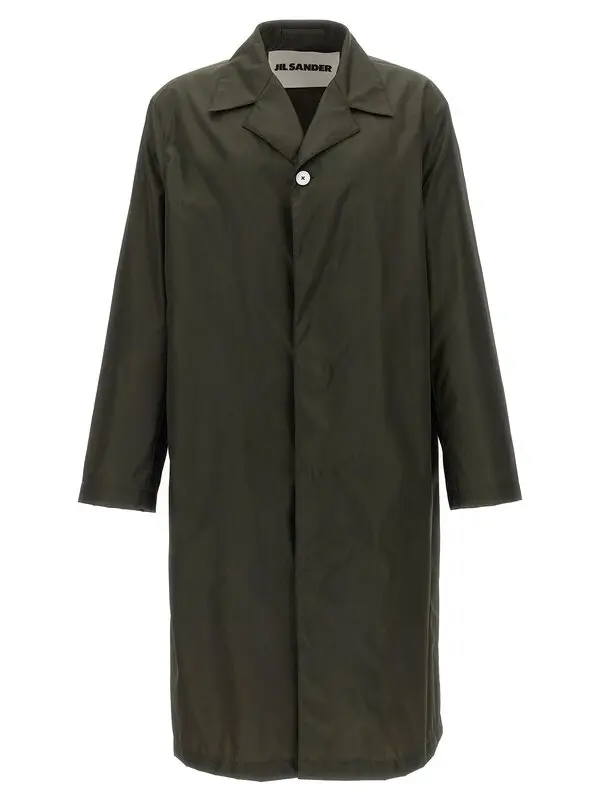 JIL SANDER Single-breasted Trench Coat