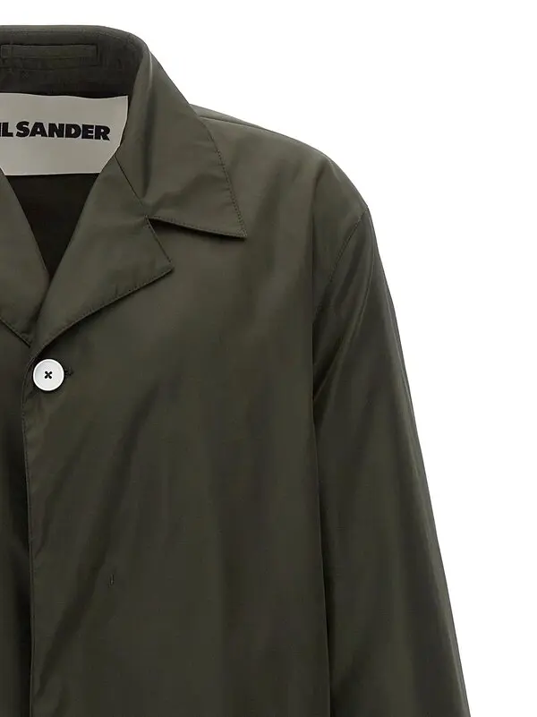 JIL SANDER Single-breasted Trench Coat