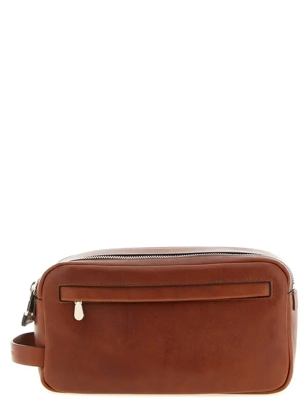 Brunello Cucinelli Leather Beauty Case